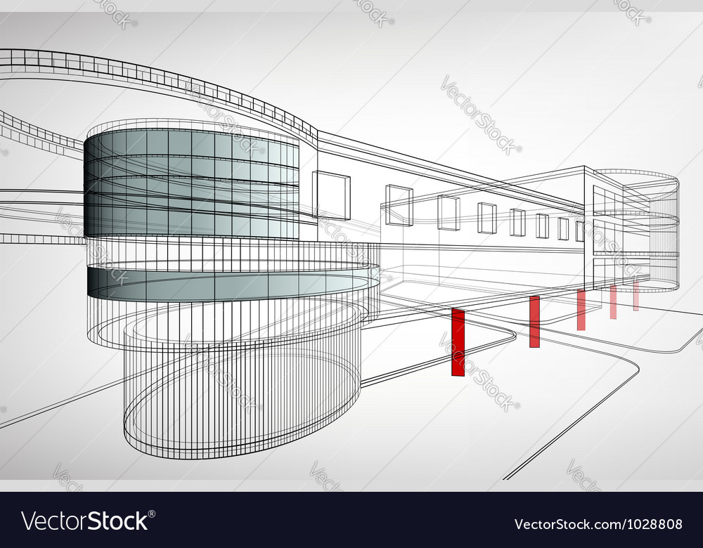 Architectural background Royalty Free Vector Image