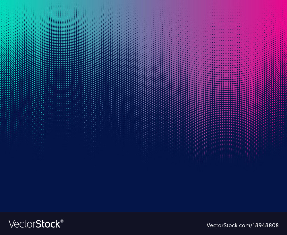 Halftone gradient effect Royalty Free Vector Image