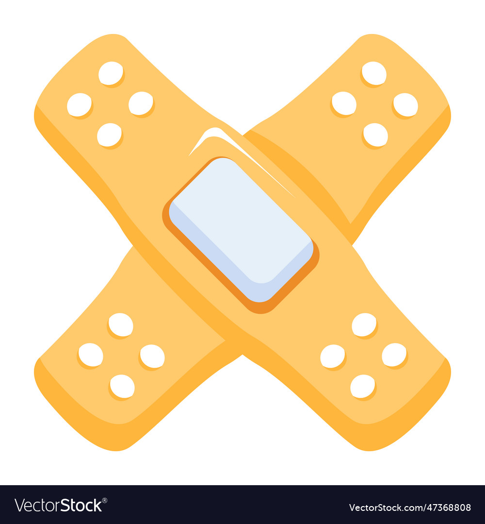 Medical patch Royalty Free Vector Image - VectorStock