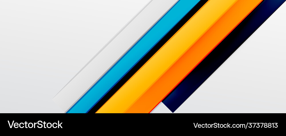 Color abstract lines trendy geometric background Vector Image