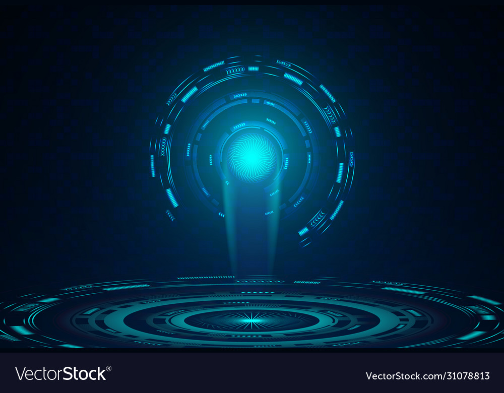 Futuristic future technology Royalty Free Vector Image