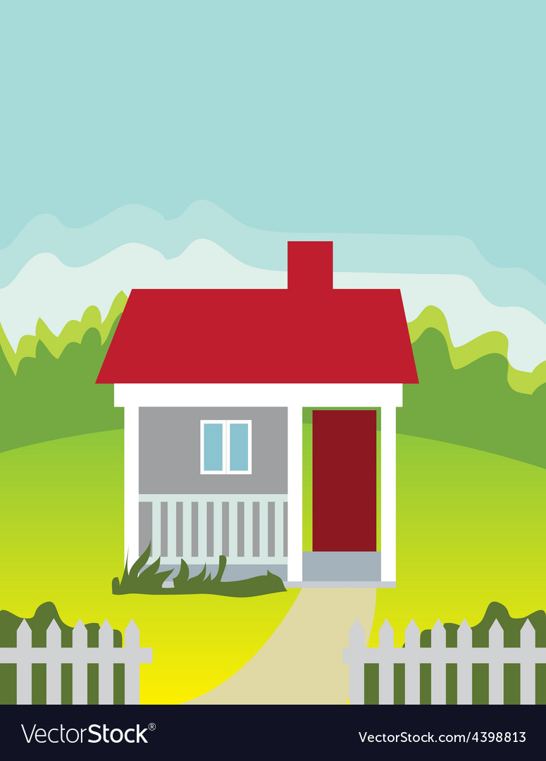 House background Royalty Free Vector Image - VectorStock