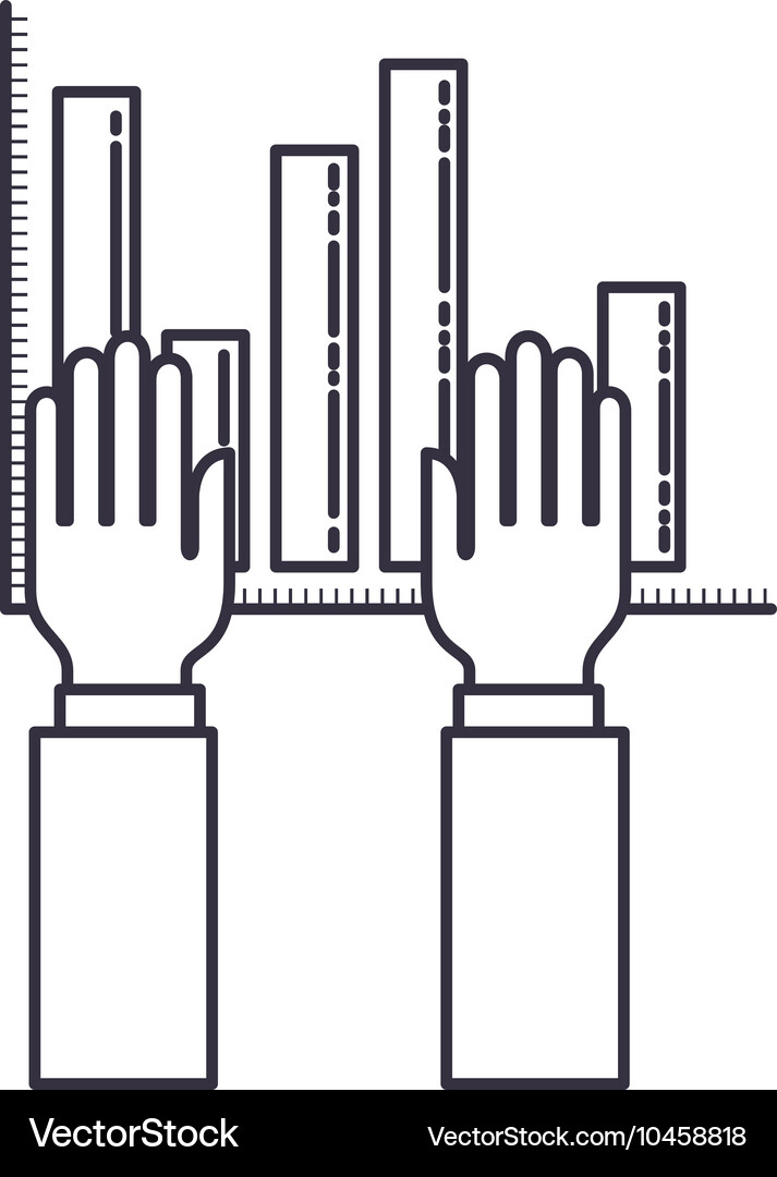 Bars statistics isolated icon Royalty Free Vector Image