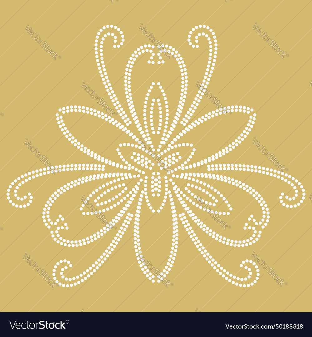 Floral fine pattern Royalty Free Vector Image - VectorStock