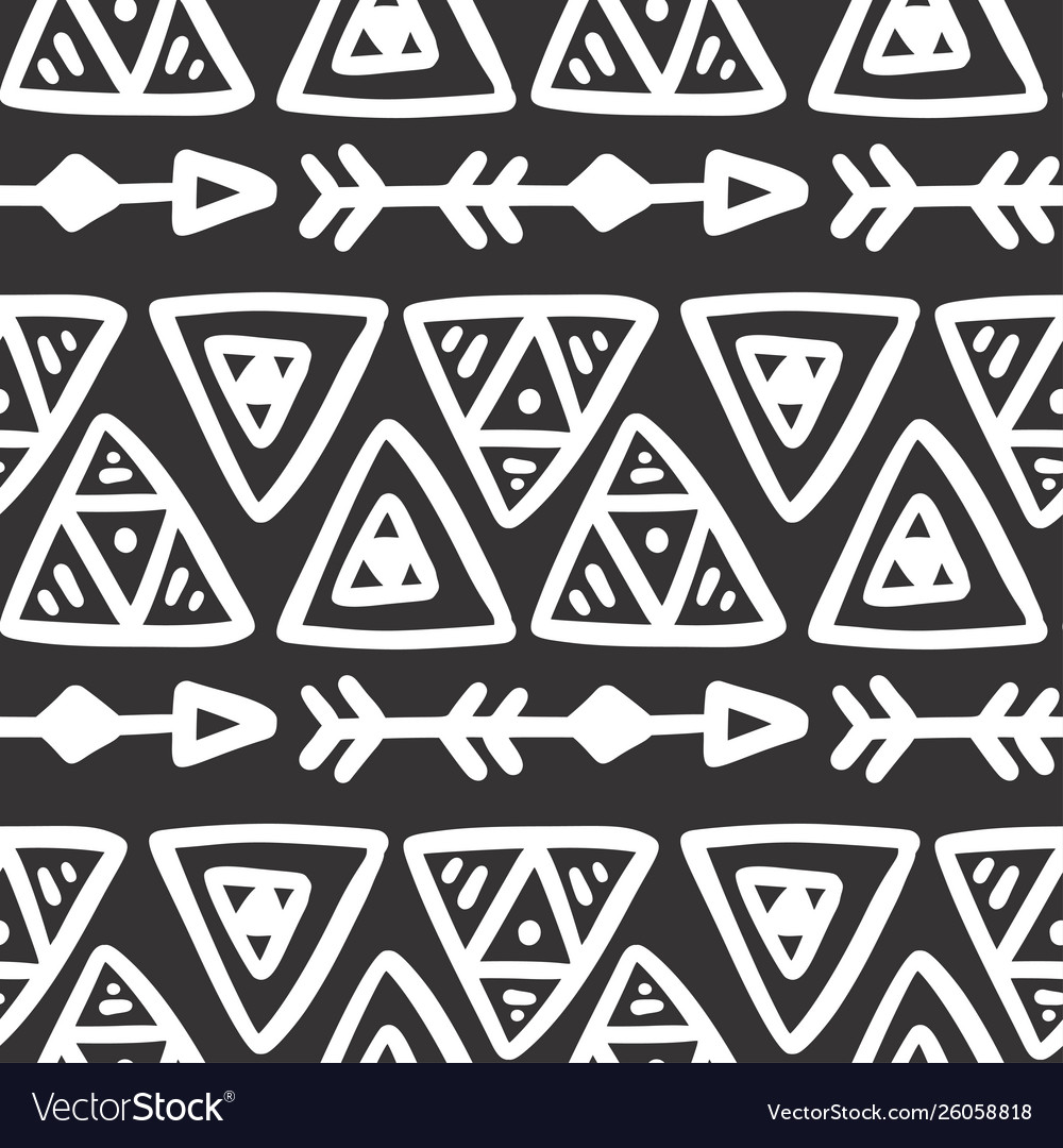 Seamless aztec pattern Royalty Free Vector Image
