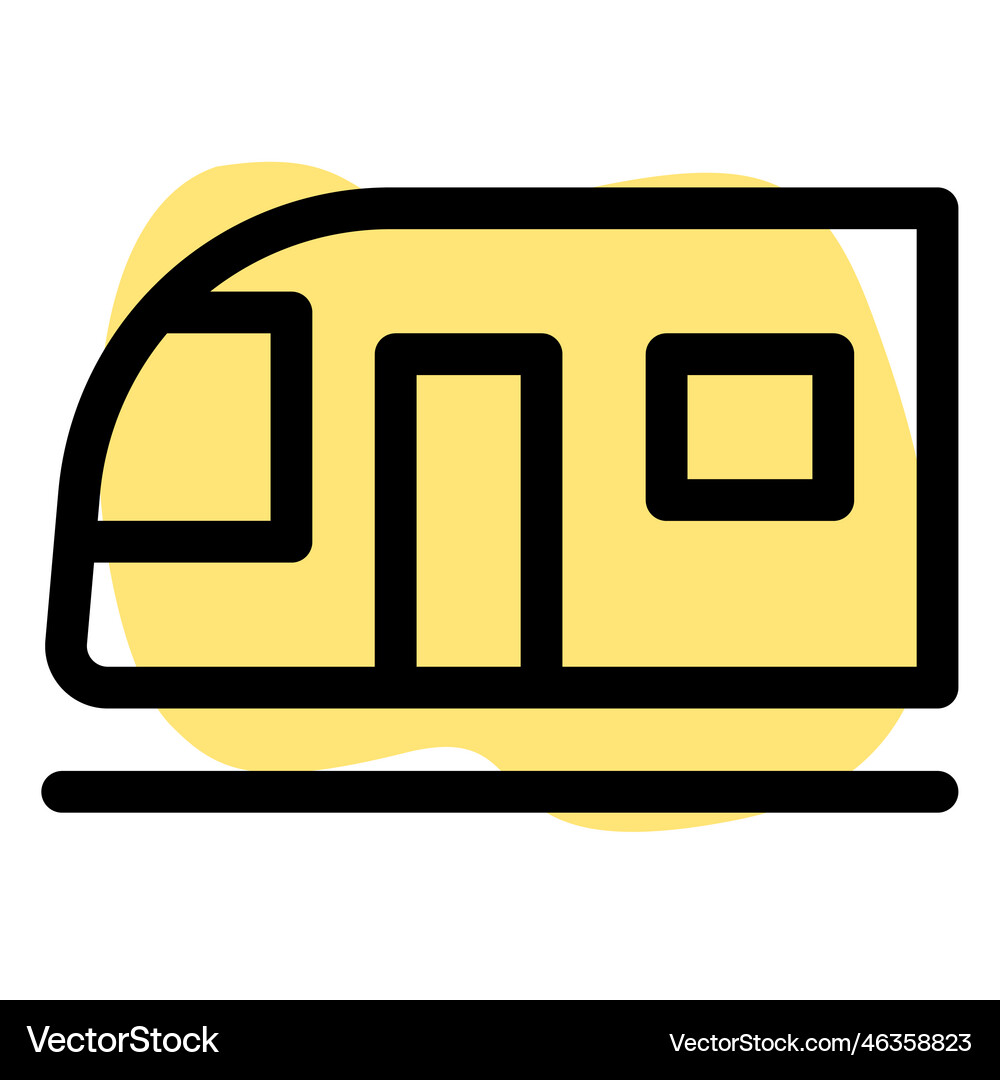 Subway train also known as metro Royalty Free Vector Image