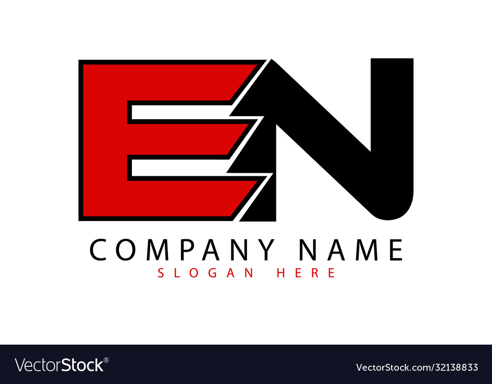 En initial logo Royalty Free Vector Image - VectorStock