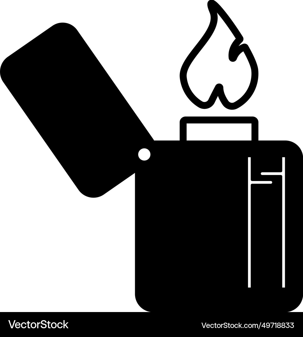 Lighter icon Royalty Free Vector Image - VectorStock
