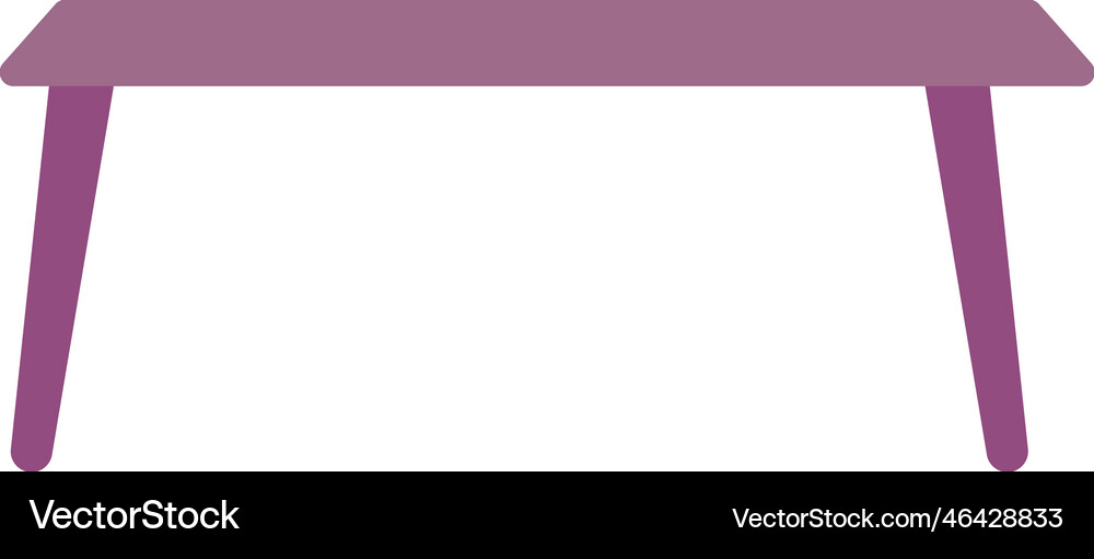 Table furniture for lab office Royalty Free Vector Image
