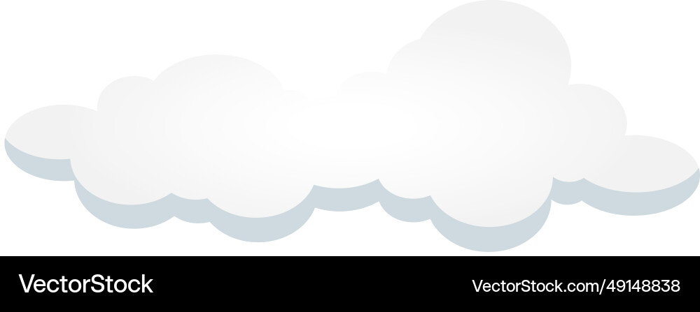 Abstract background of white cloud in sky Vector Image