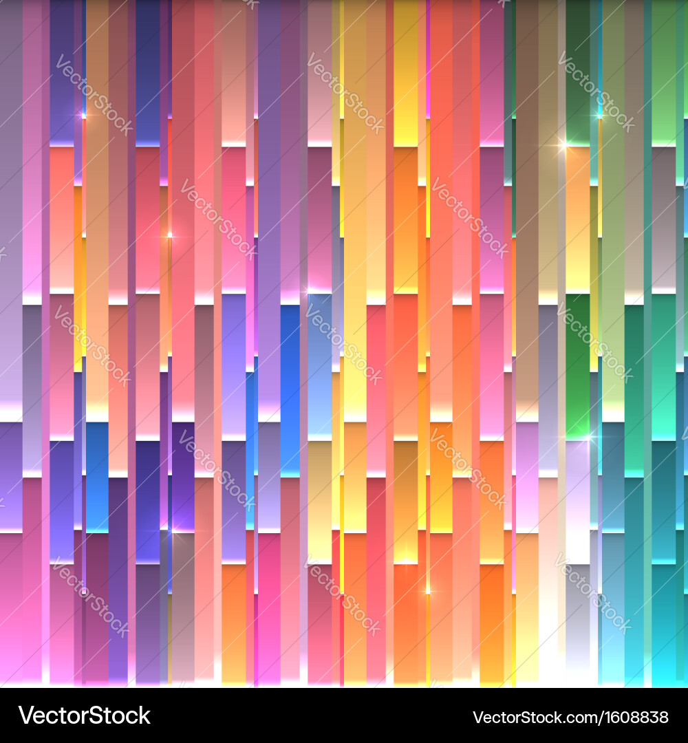 Bright paper stripes abstract background Vector Image