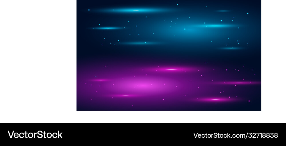 Neon glowing techno lines hi-tech futuristic Vector Image