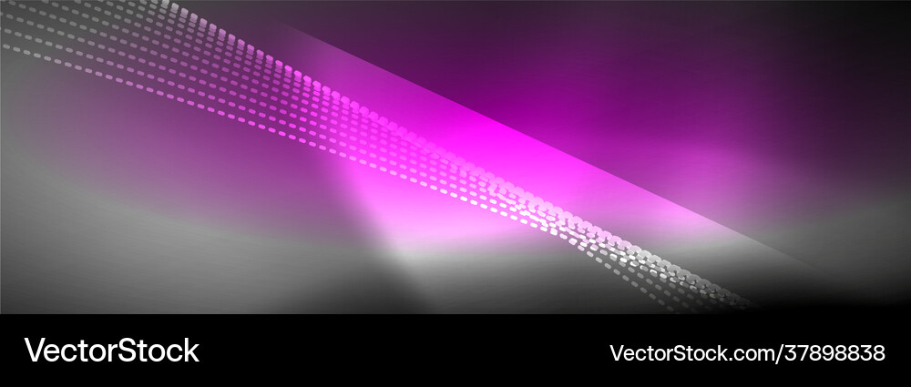 Neon shiny color background with light glowing Vector Image