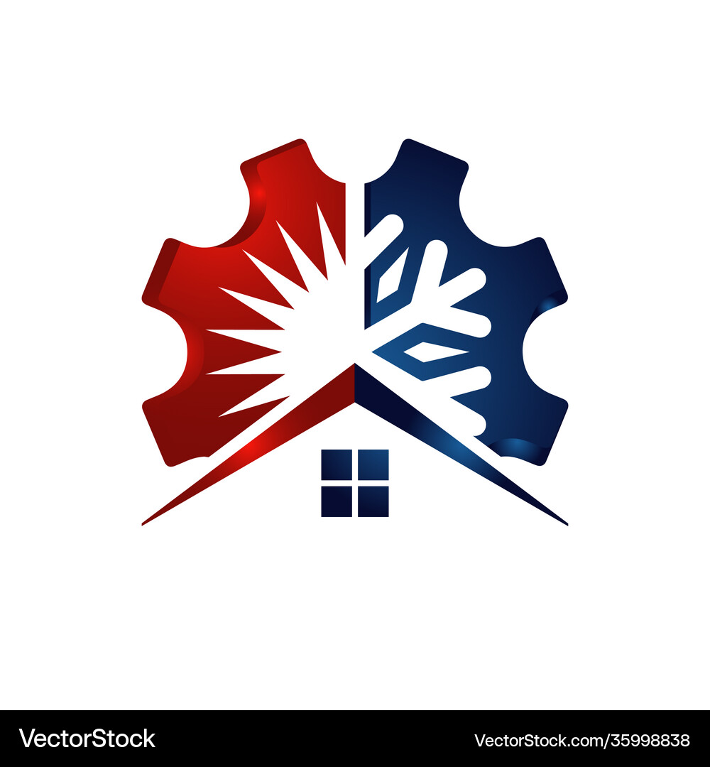 Cool Heat Logo Heating Cooling Logo Images Free Download On Freepik