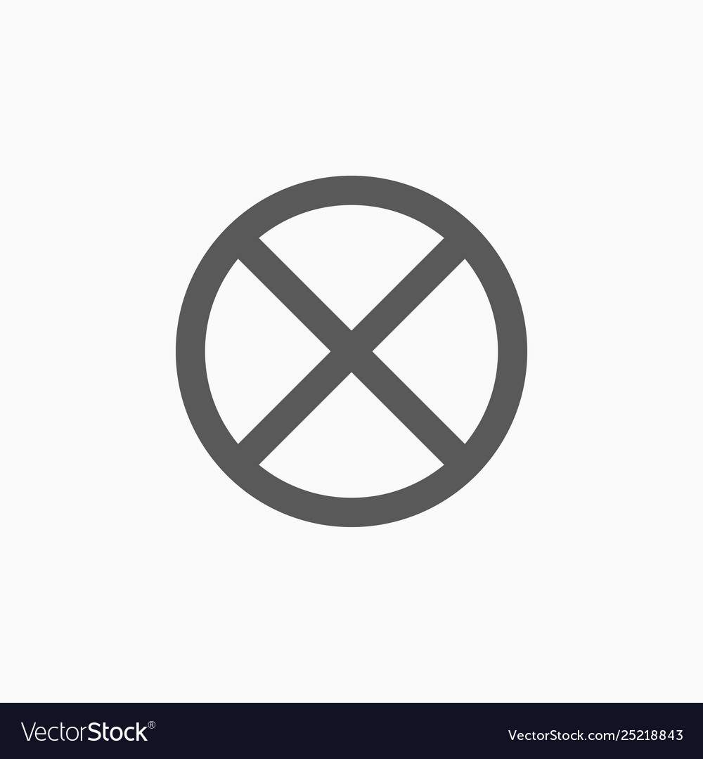 Do not stop icon Royalty Free Vector Image - VectorStock