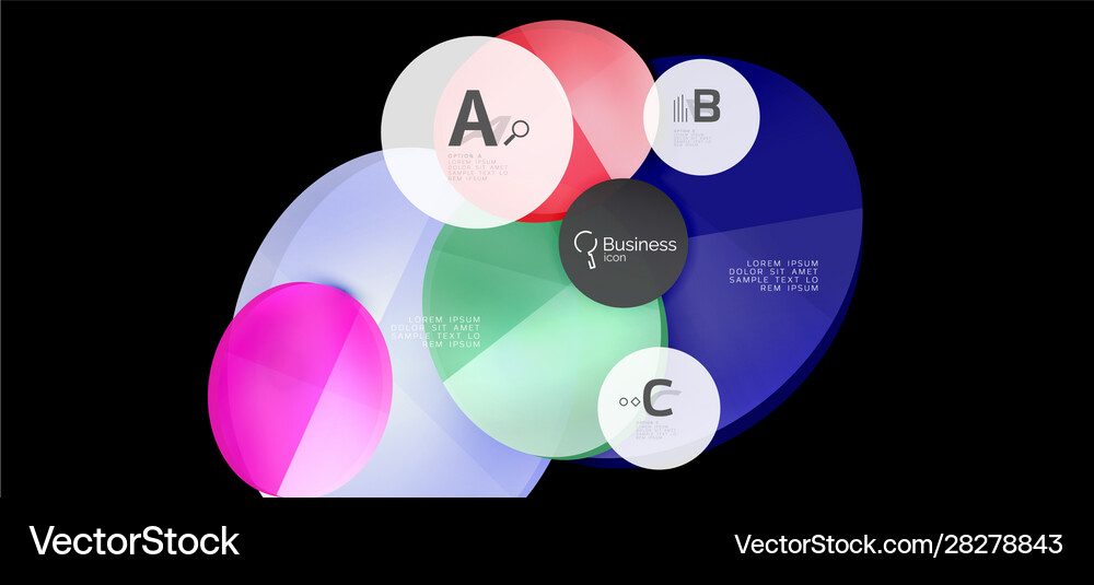 Modern advertising concept for wallpaper design Vector Image