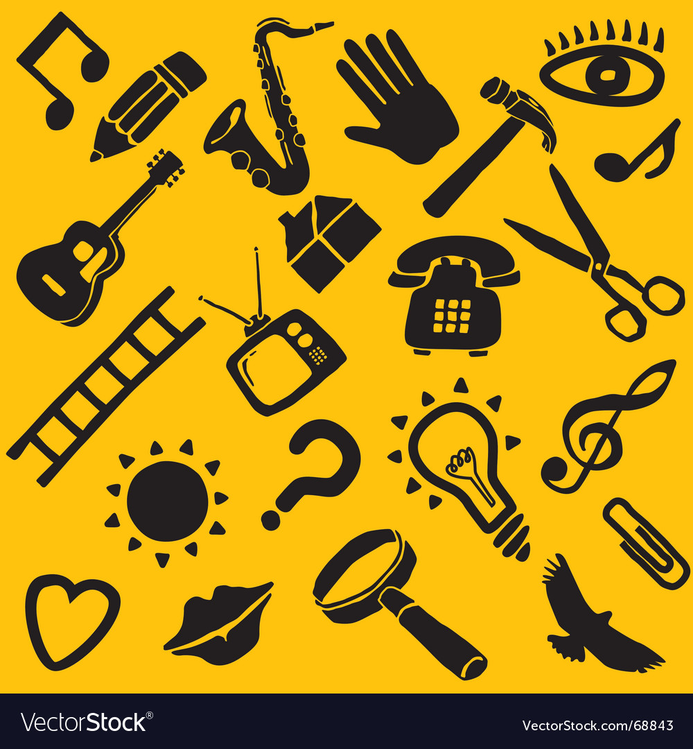Objects Royalty Free Vector Image - VectorStock