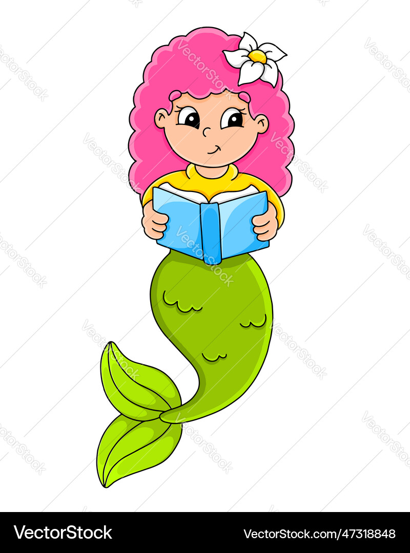 Cartoon character isolated on white background Vector Image