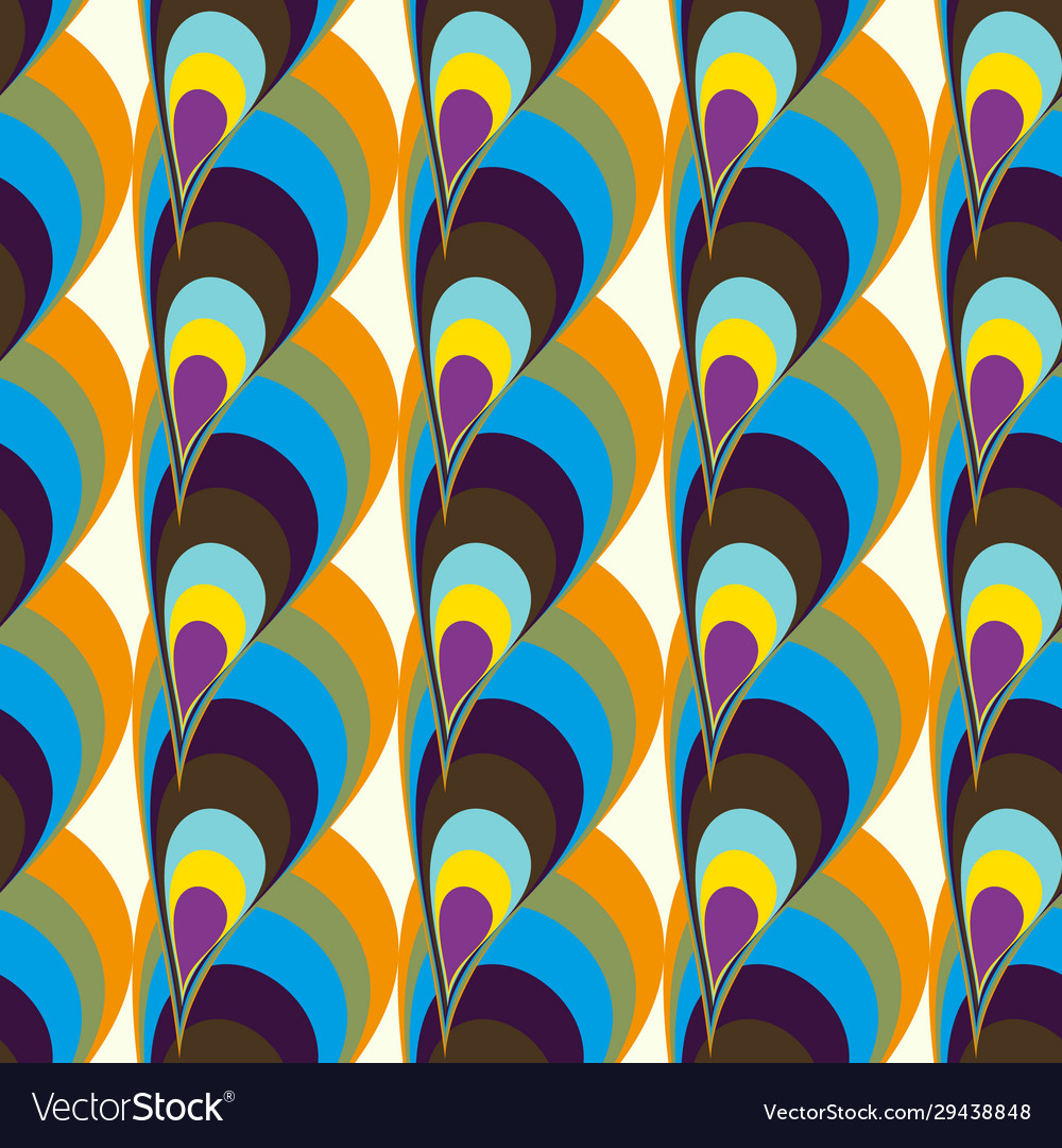 Color abstract ethnic seamless pattern Royalty Free Vector