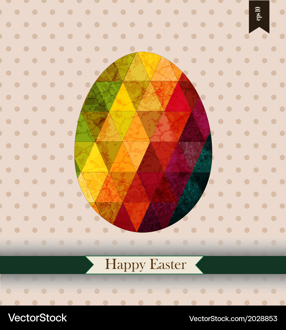 Easter greeting card with place for your text Vector Image