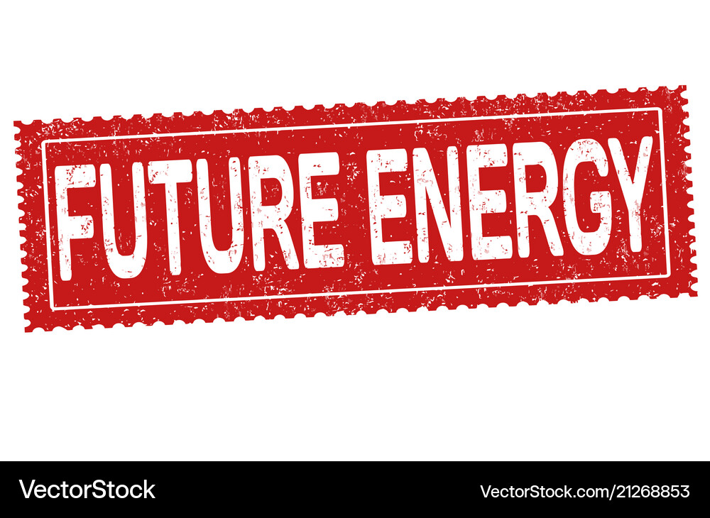 Future energy grunge rubber stamp Royalty Free Vector Image