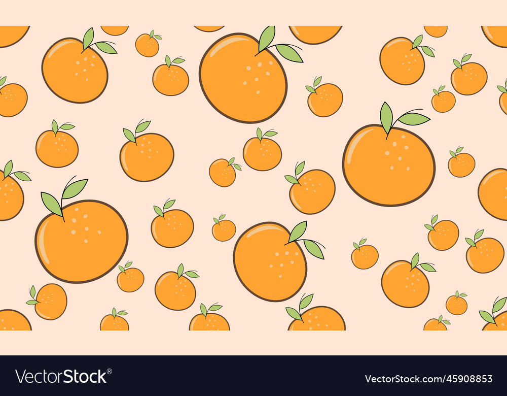 Seamless pattern with mango fruit background Vector Image