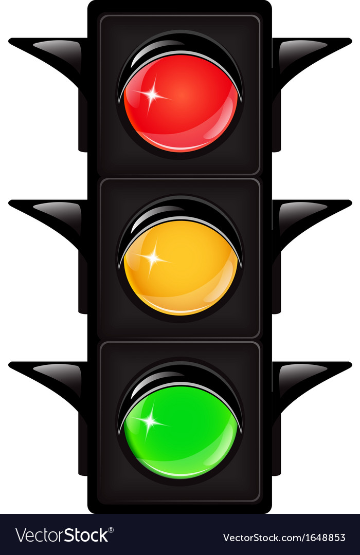 Traffic light Royalty Free Vector Image - VectorStock