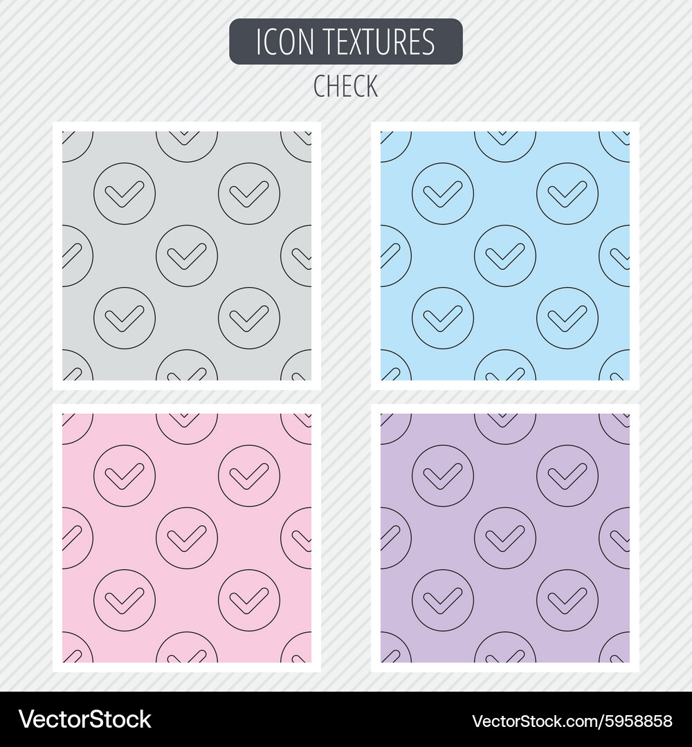 Check confirm icon tick in circle sign Royalty Free Vector