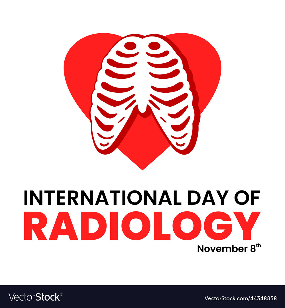 International day of radiology Royalty Free Vector Image