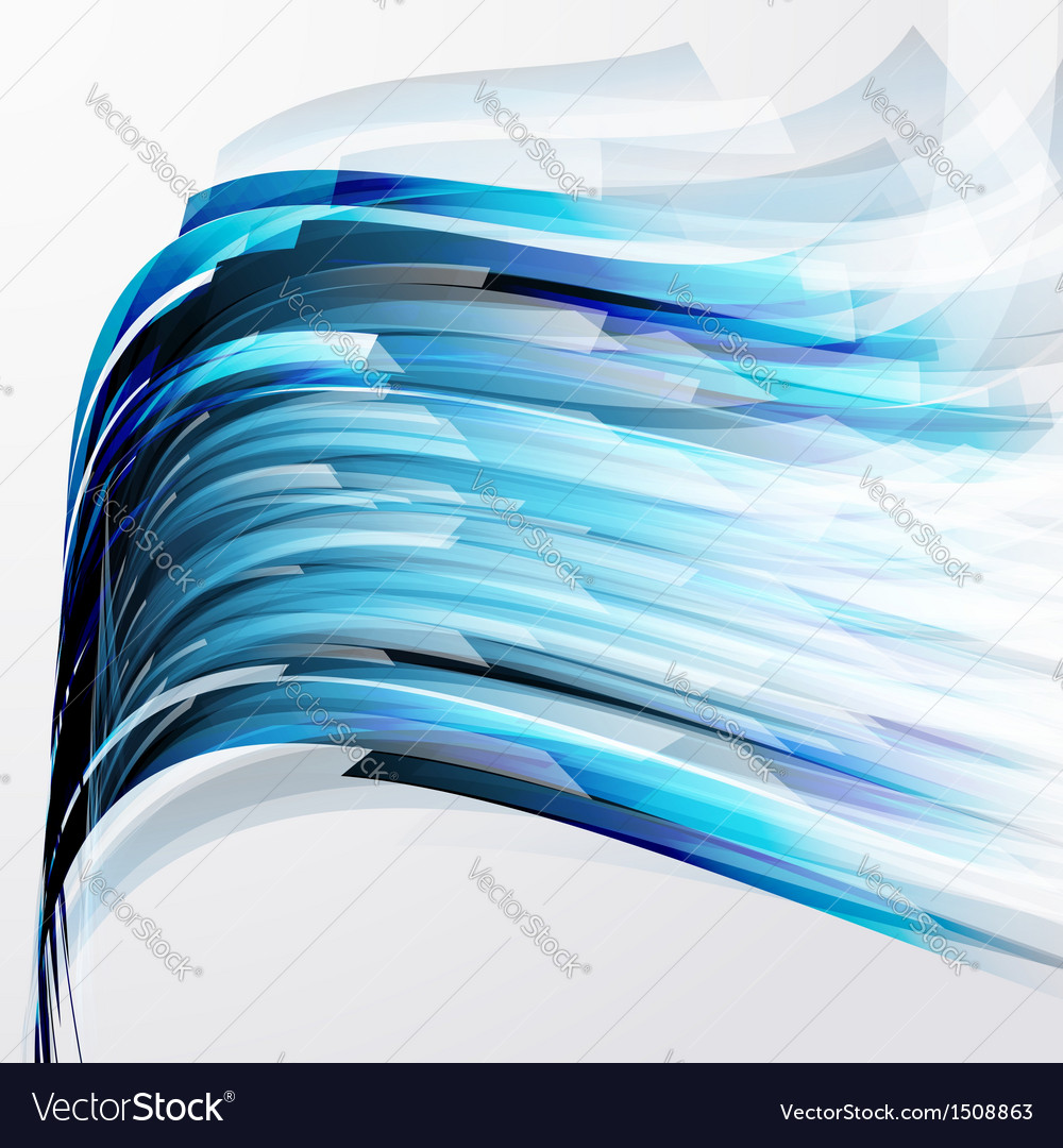 Abstract turquoise design elements Royalty Free Vector Image
