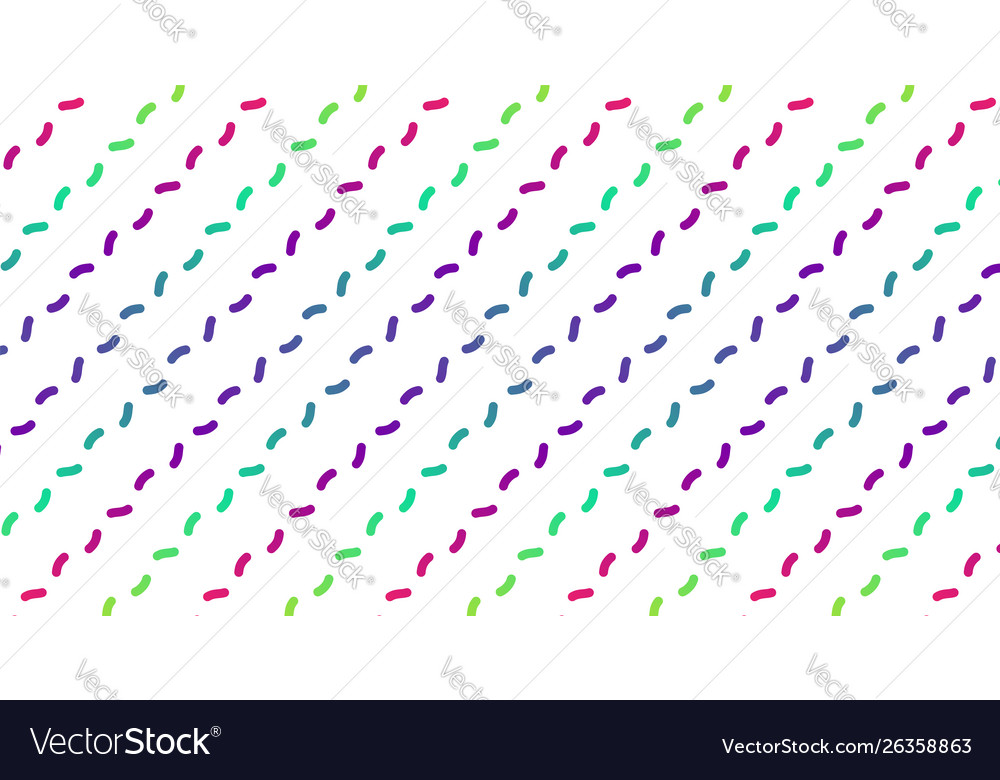 Colorful neon dashed lines Royalty Free Vector Image