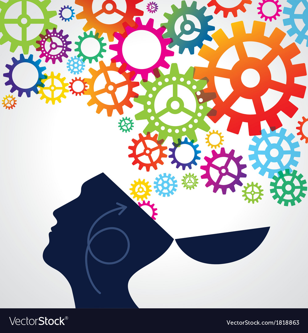 Creative idea conceptual background Royalty Free Vector