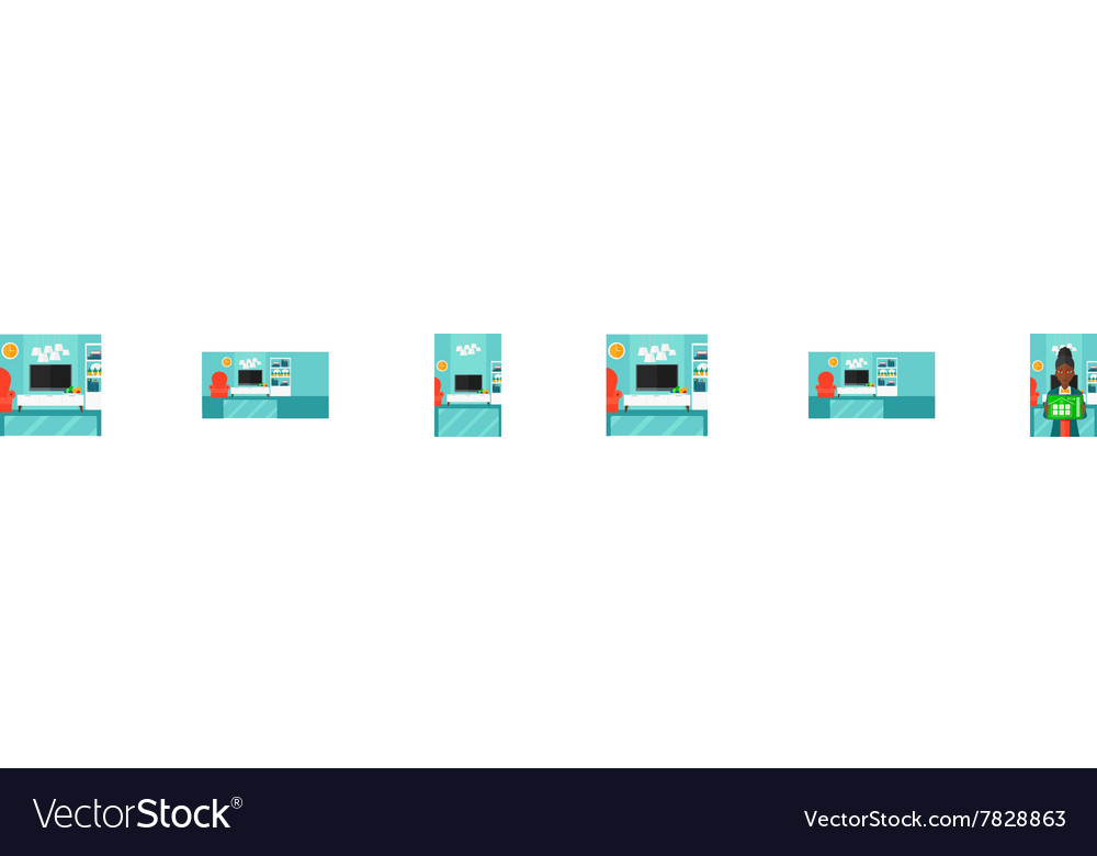 Smart home application Royalty Free Vector Image