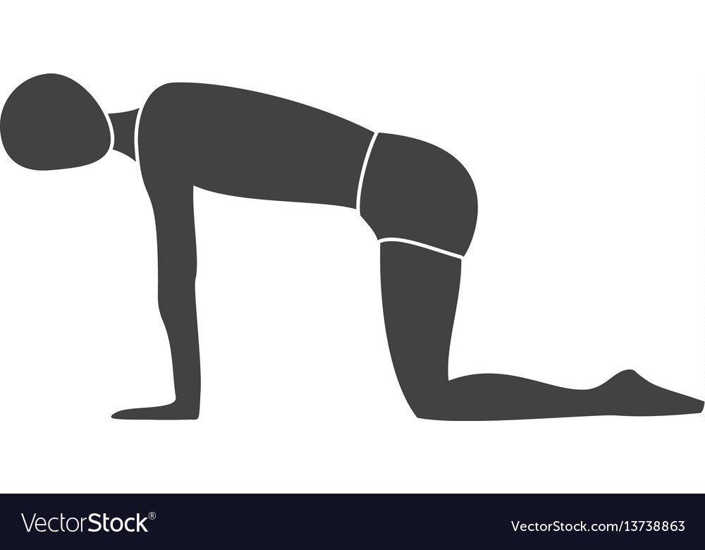 Table pose Royalty Free Vector Image - VectorStock