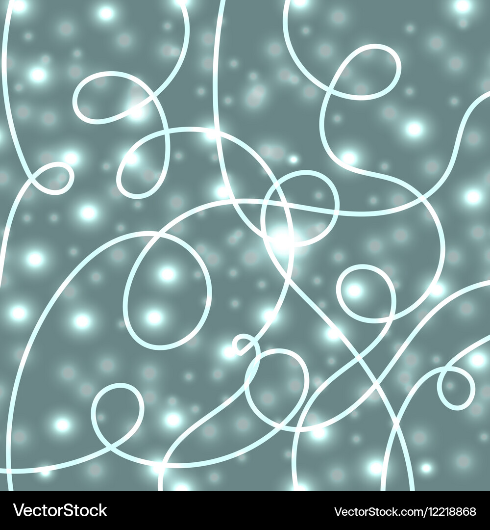Pastel gray glowing background with paper streamer