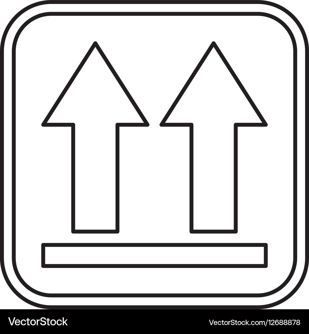 Arrows side up icon Royalty Free Vector Image - VectorStock