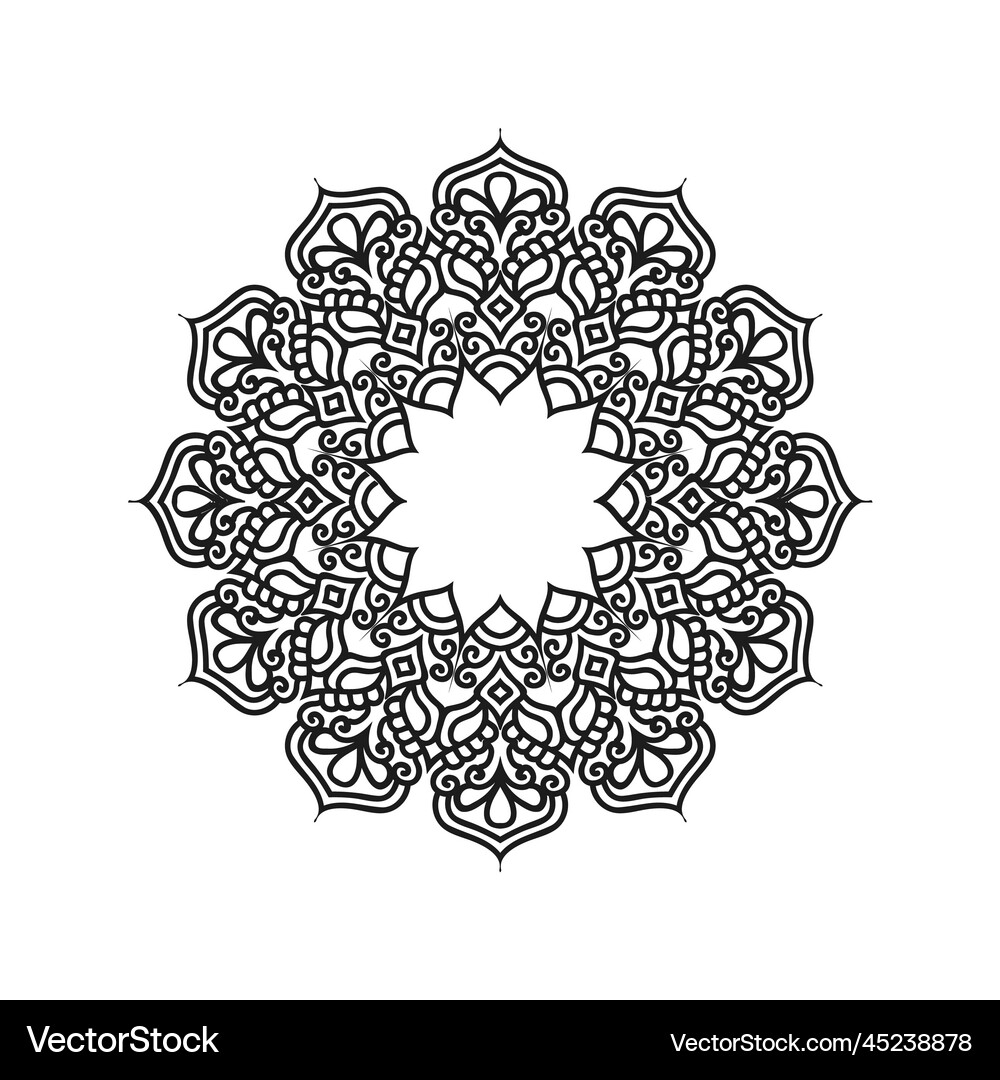 Flower mandala designs mandala art background Vector Image