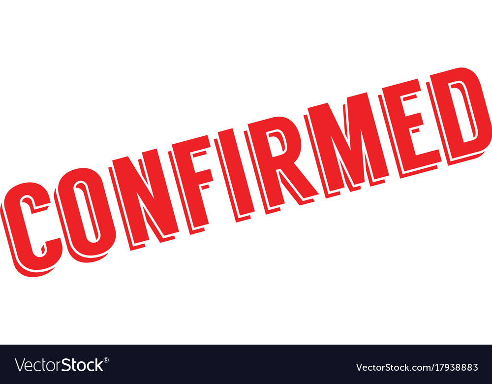 Confirmed rubber stamp Royalty Free Vector Image Confirmed rubber stamp Royalty Free Vector Image