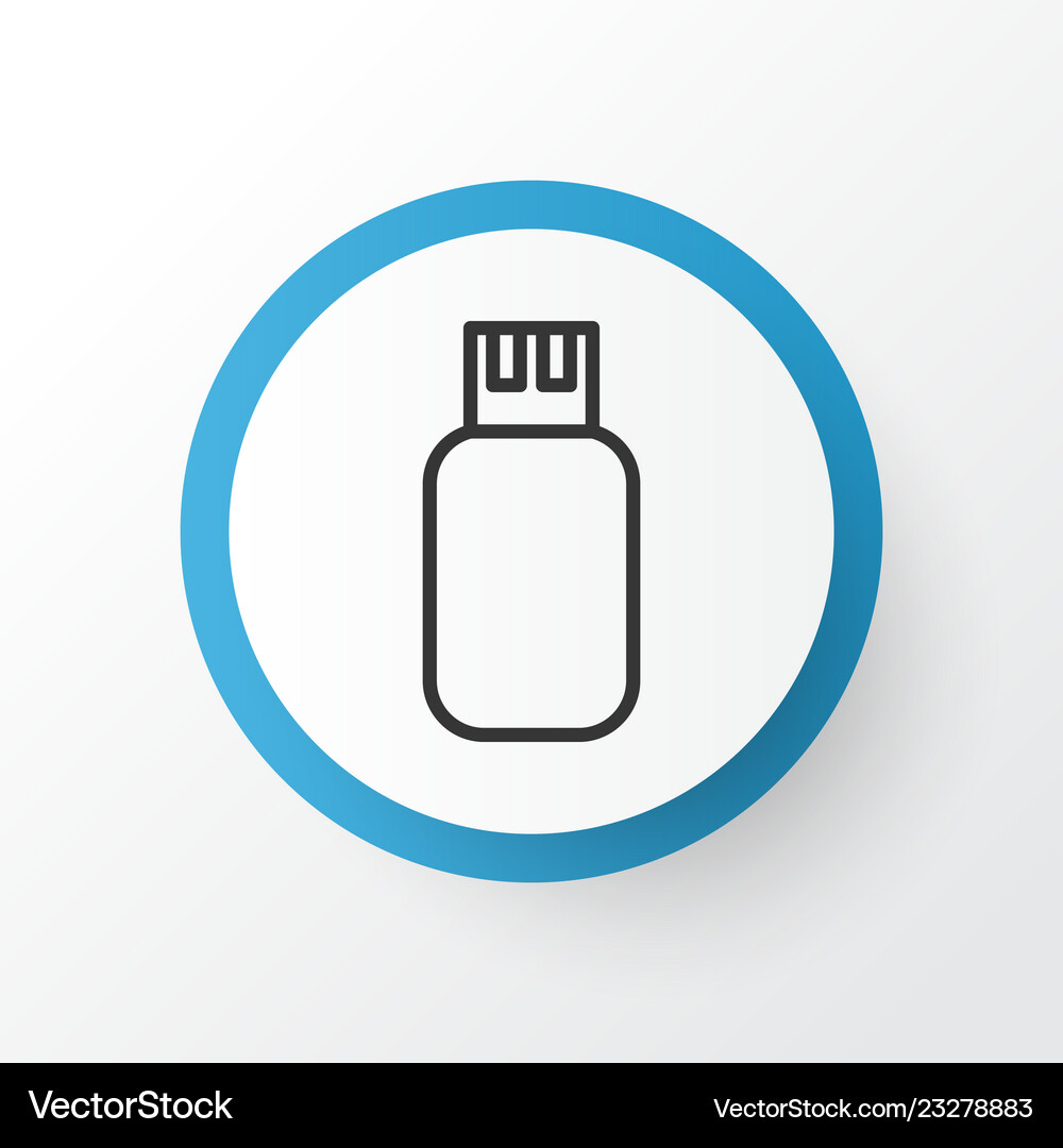 Flash drive icon symbol premium quality isolated Vector Image