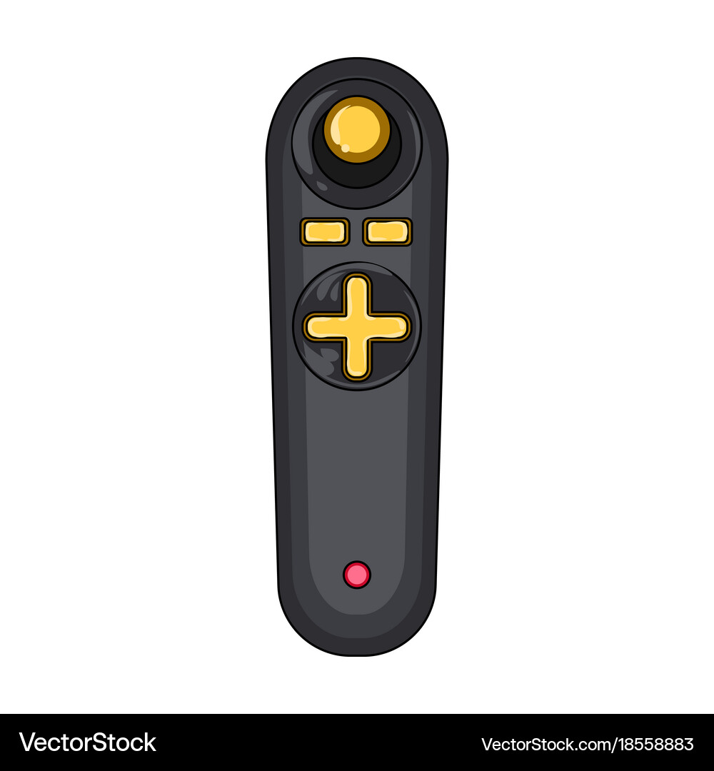 Joystick for control single icon in cartoon style Vector Image
