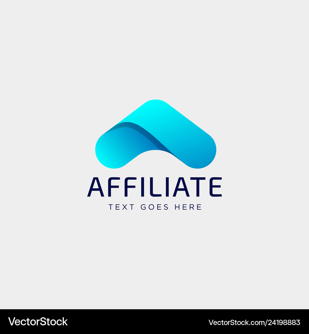 Letter a accounting financial creative logo Vector Image