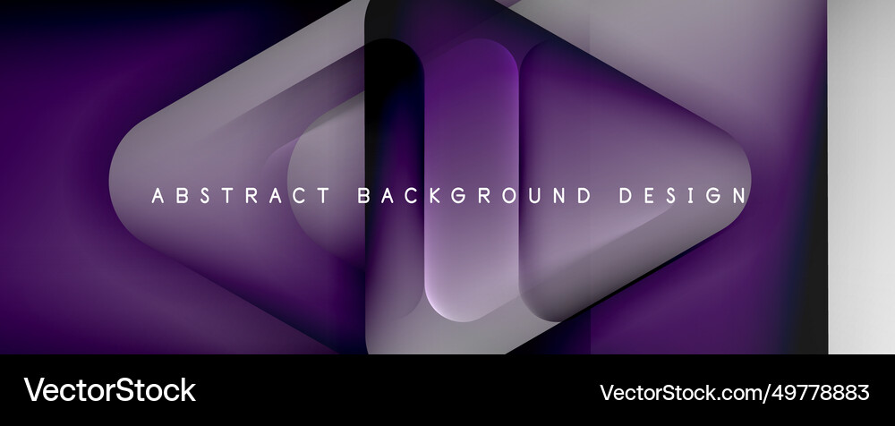 Shadow and light triangle background dynamic Vector Image