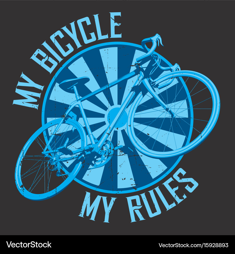 Bicycle workout poster Royalty Free Vector Image