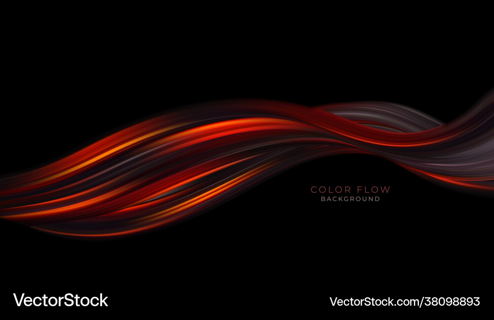 Color flow background for cover design graphic Vector Image