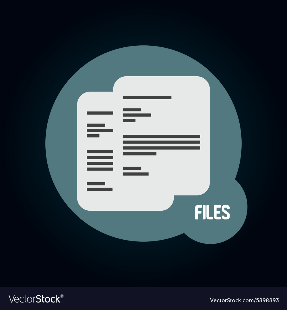 Files icon Royalty Free Vector Image - VectorStock