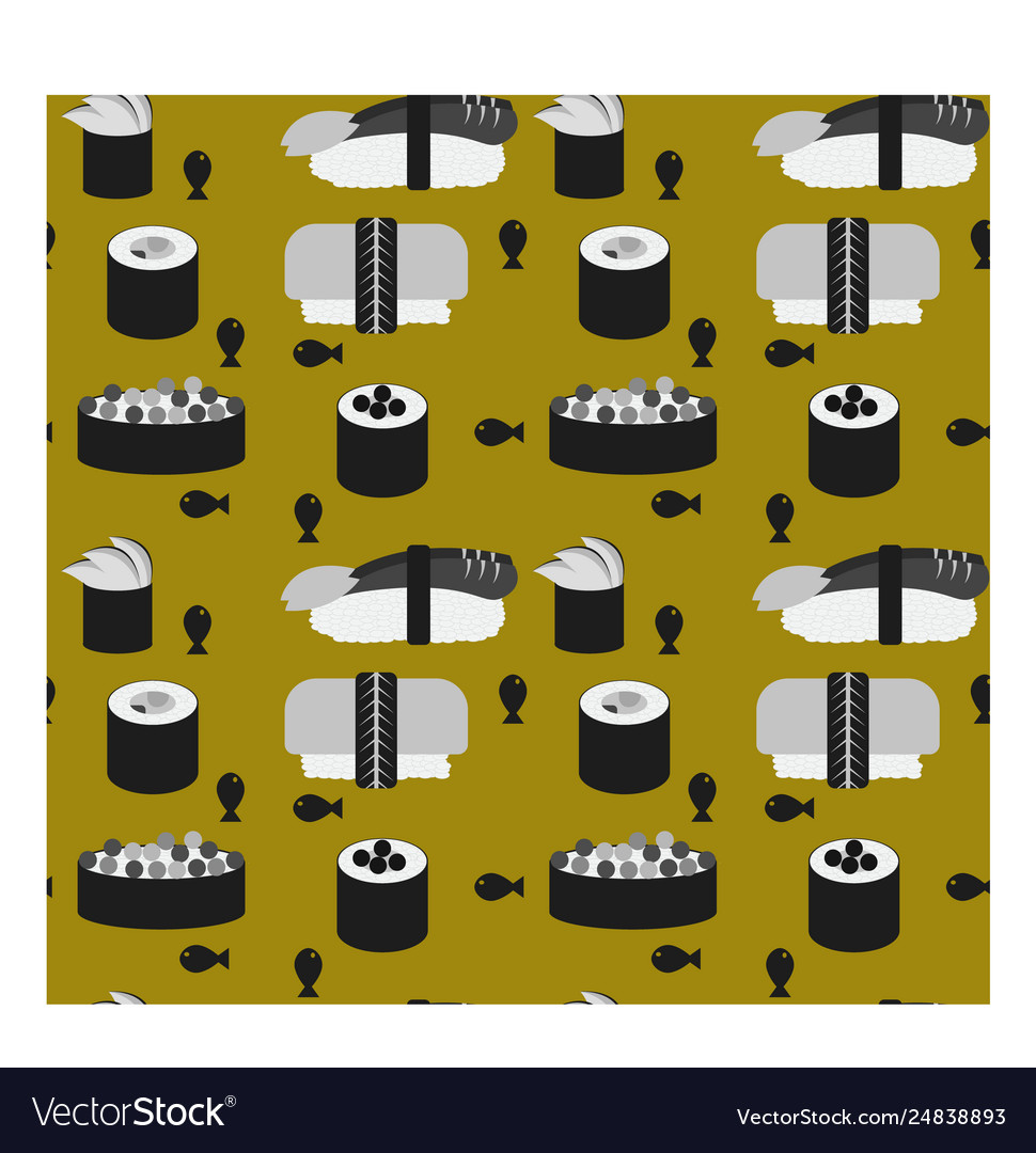 Kitchen pattern flat Royalty Free Vector Image