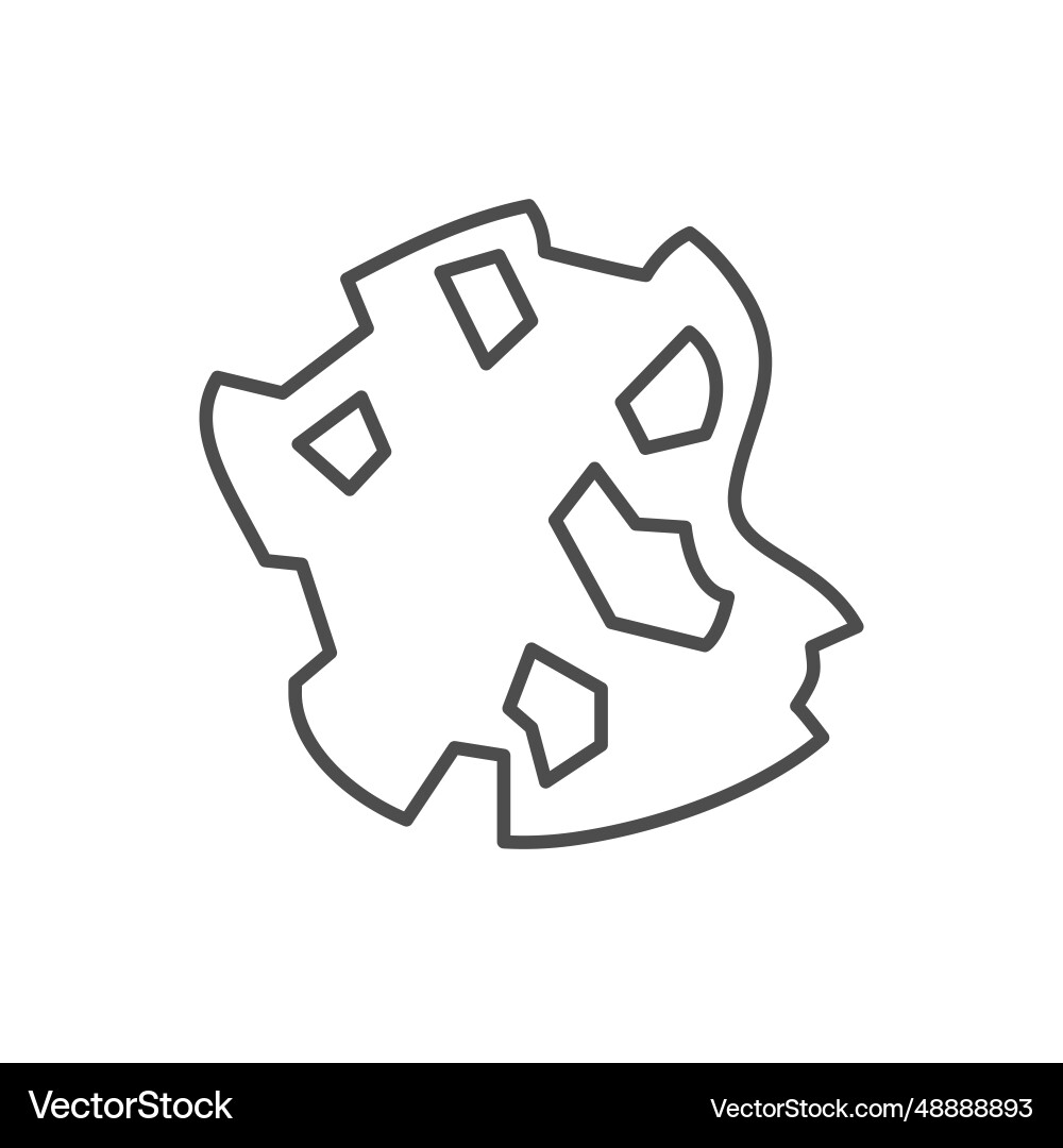 Psoriasis or skin disease icon Royalty Free Vector Image