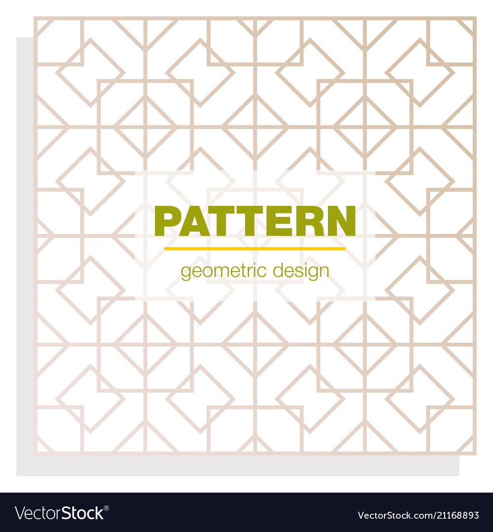 Seamless linear pattern with thin poly lines and Vector Image