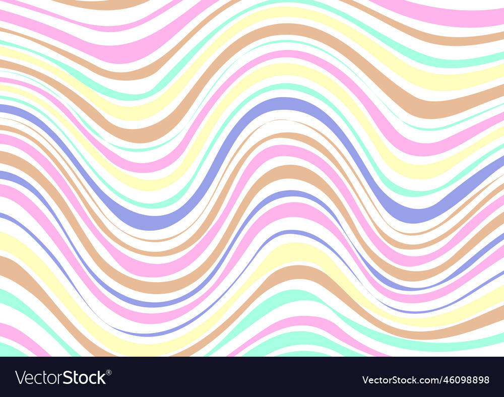 Abstract wavy lines pattern background Royalty Free Vector