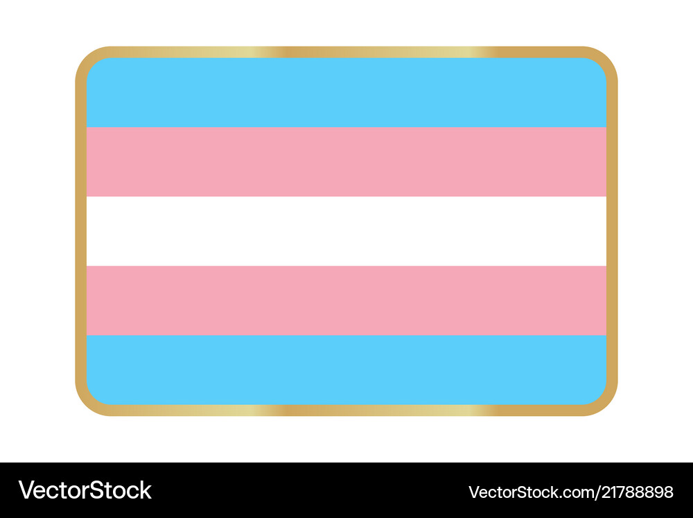 Transgender Pride Icon Royalty Free Vector Image
